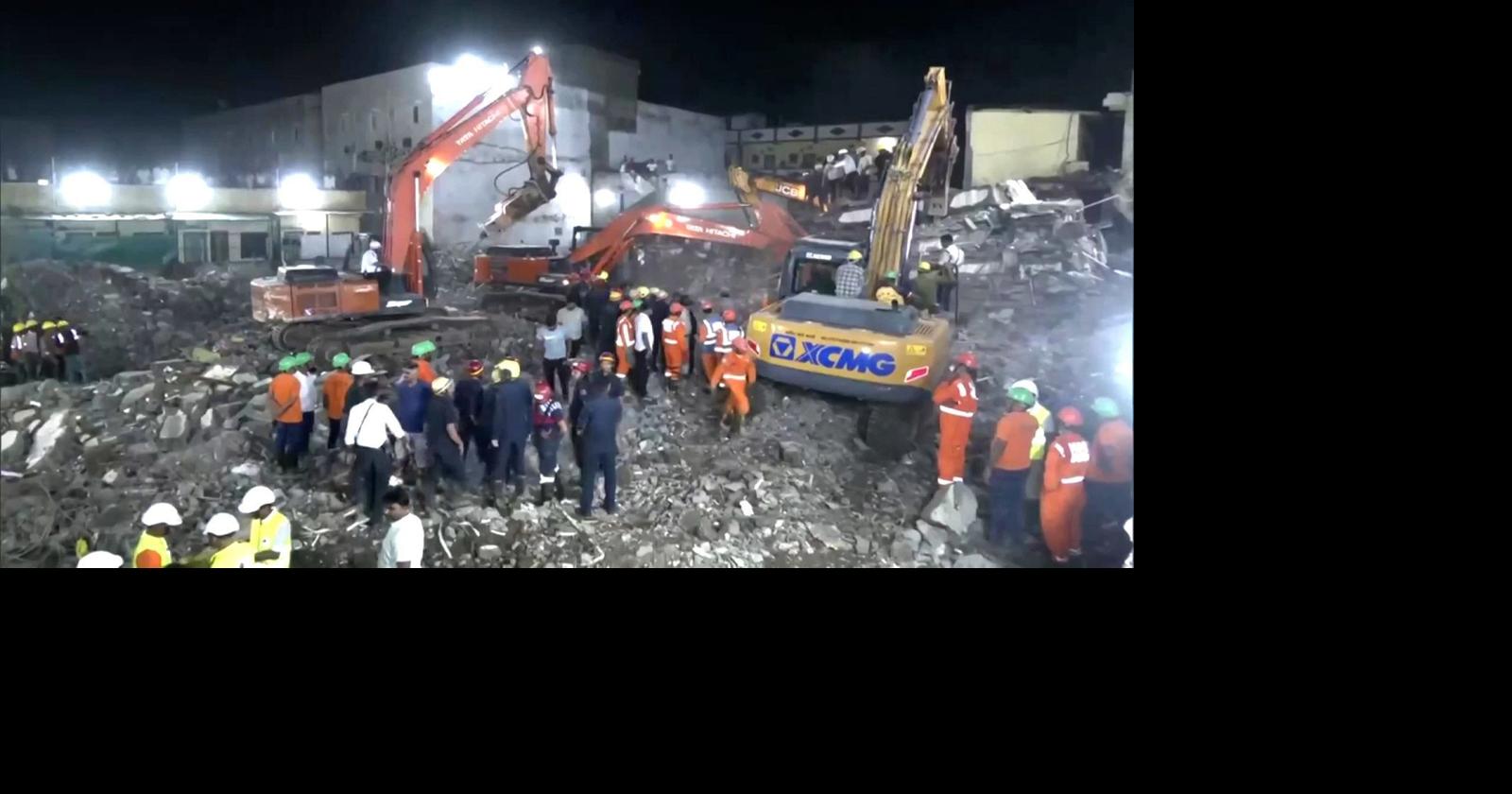 At least seven people killed, several feared trapped in India building ...