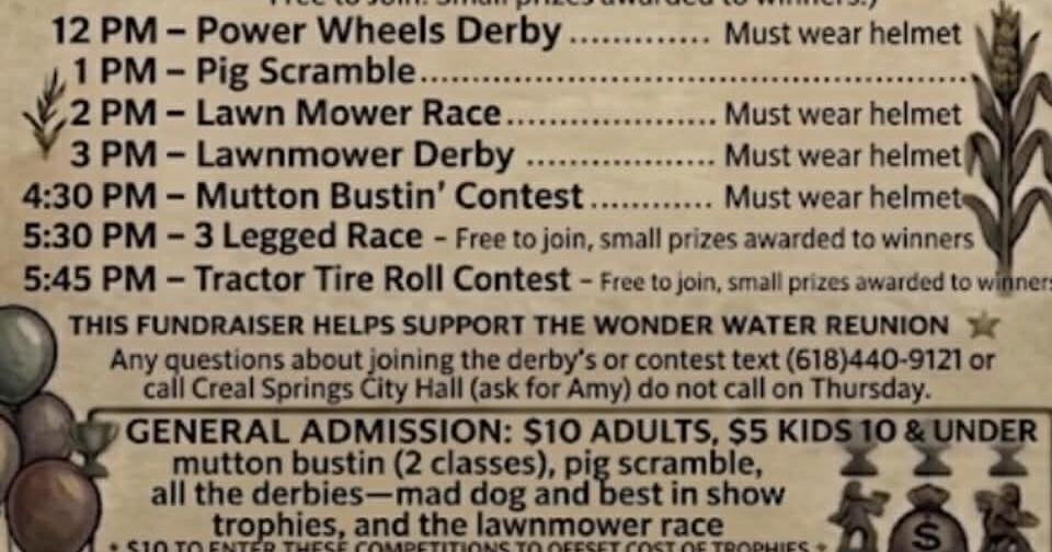 Creal Springs Field Day 2026 Returns with Family Fun, Competitions and ...