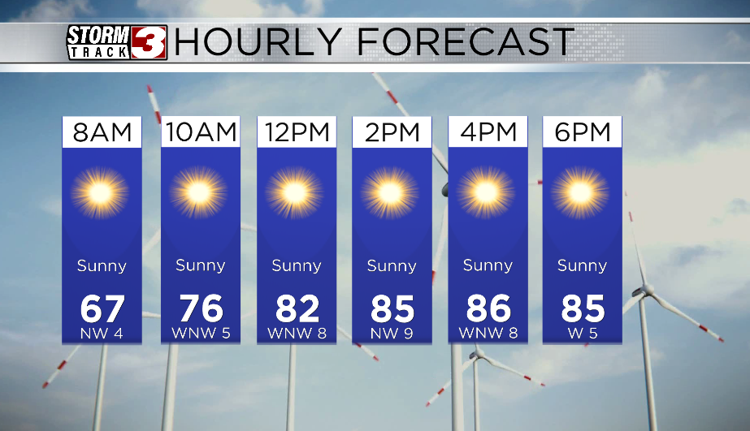 Sunny today ahead of storms this weekend | Meteorology | wsiltv.com