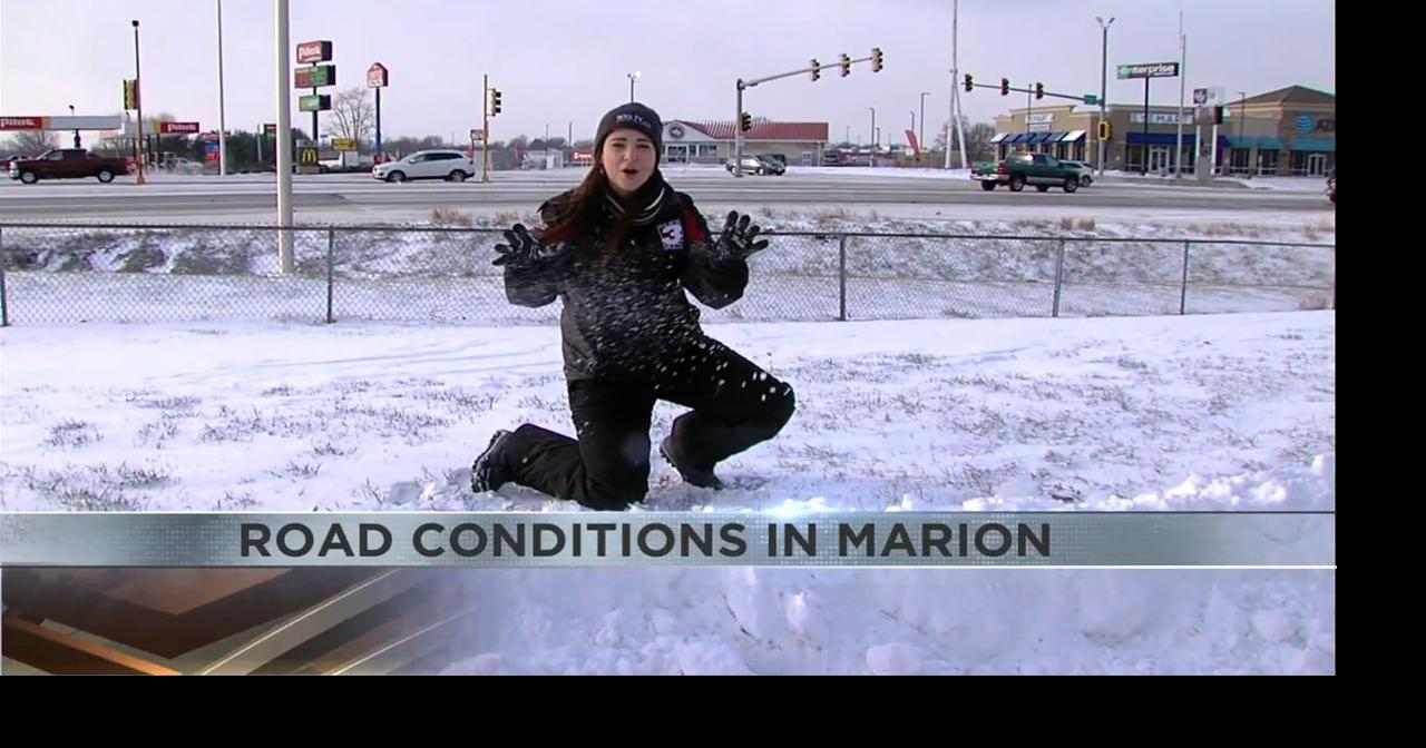 Emily Pike gives a look at road conditions and how the cold ...