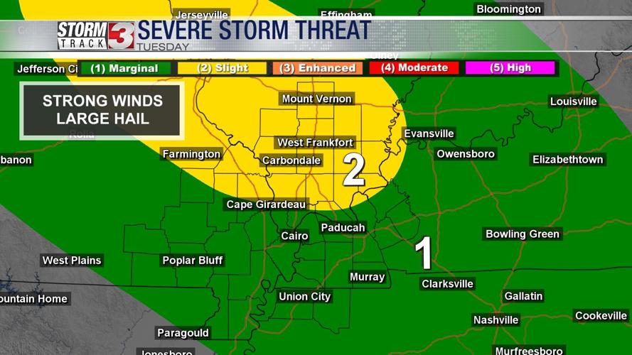 Storm chances the next few days -- severe weather possible | News ...
