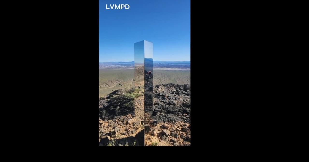 Mysterious monolith spotted in desert | Video | wsiltv.com