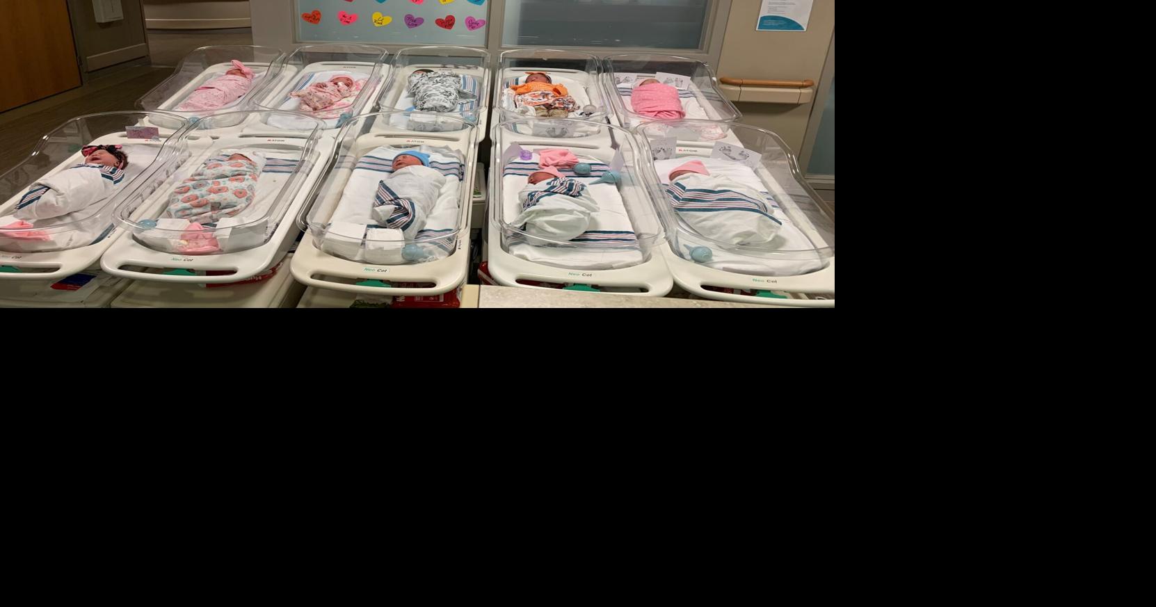11 babies born Tuesday, one born at 2:22 at Memorial Hospital | News ...