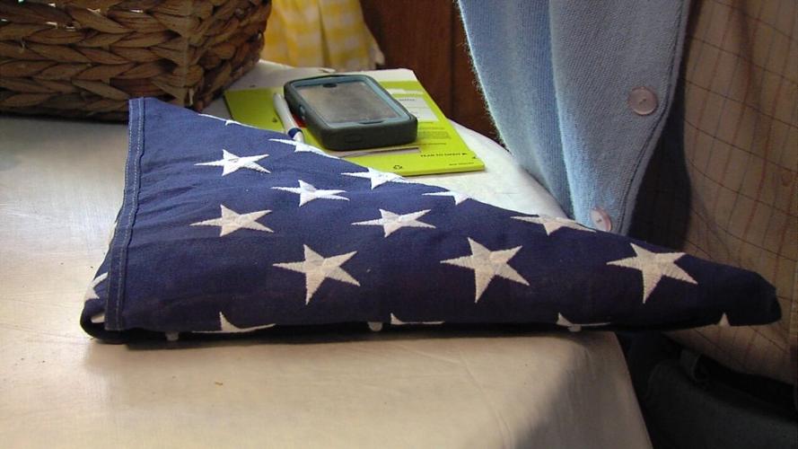 WWII veteran surprised with flag from U.S. Capitol for his 100th ...