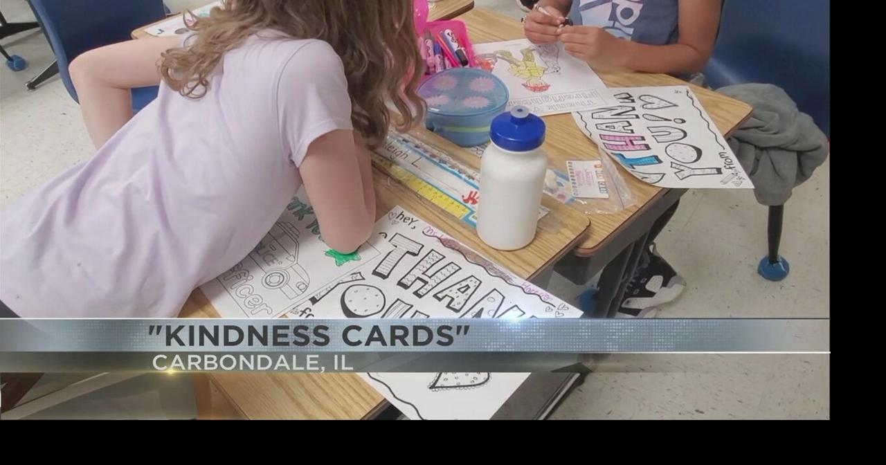 Students create "Kindness Cards" to say thank you | News | wsiltv.com