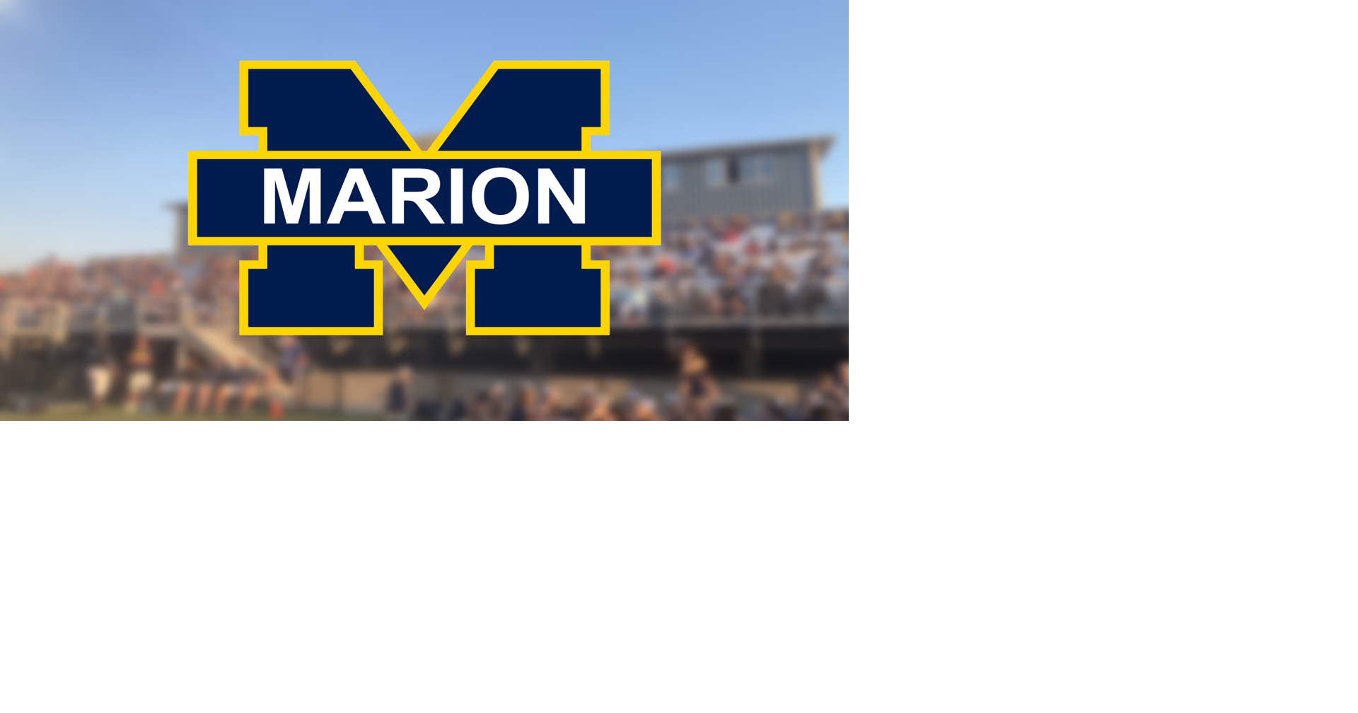 Marion High School Football Hosts Annual Blue and Gold Game for Fans ...
