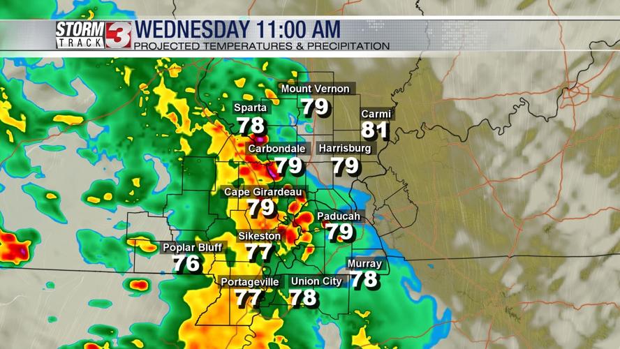 Quiet conditions again today -- tracking widespread heavy rain and ...