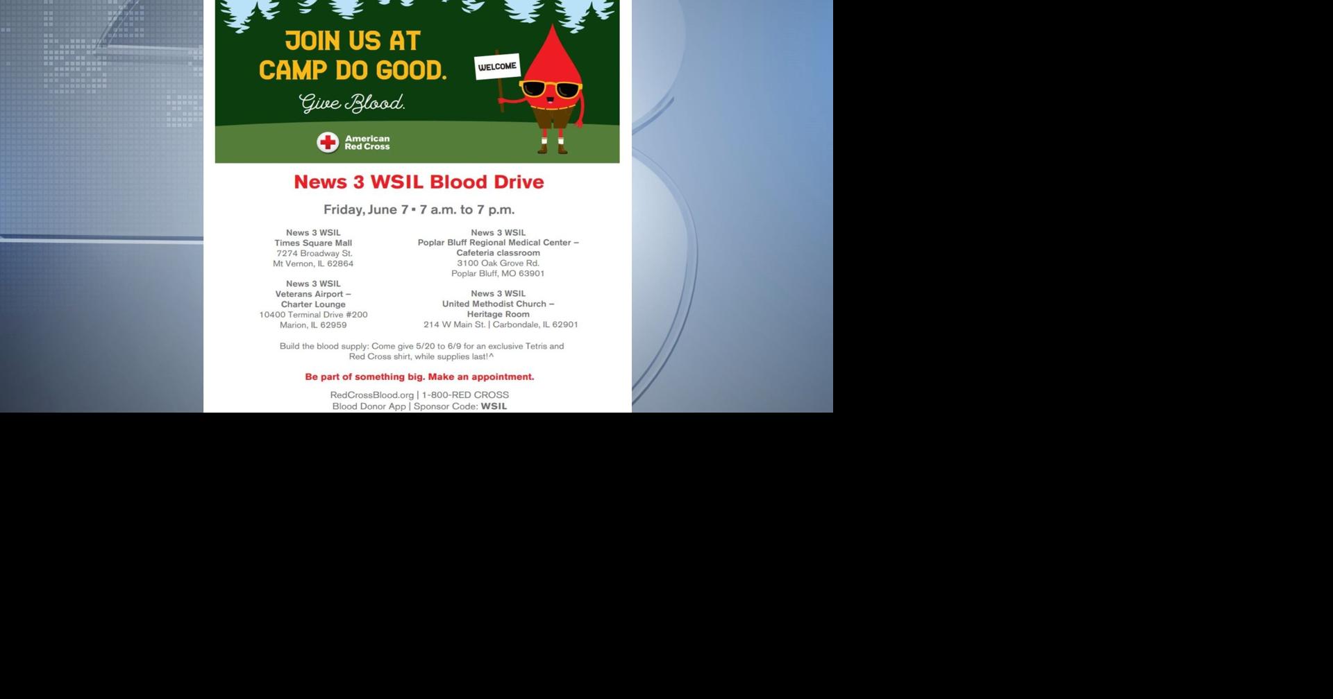 News 3 WSIL Blood Drive to be Held on June 7 in Several Locations ...