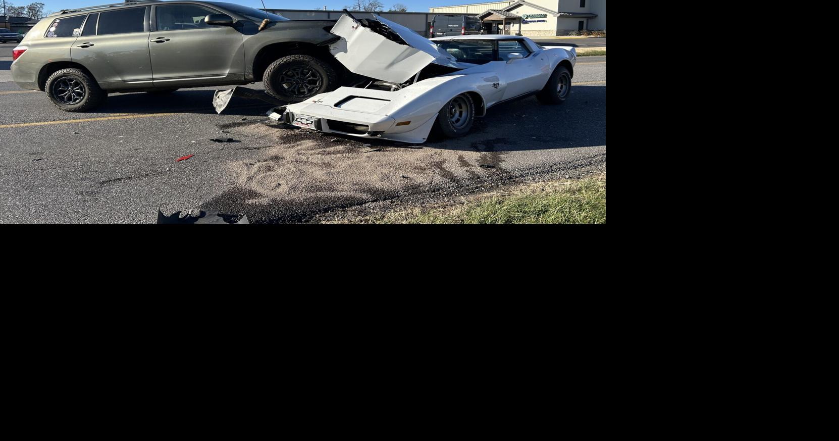Corvette vs Highlander crash sends one to the hospital | Kentucky ...