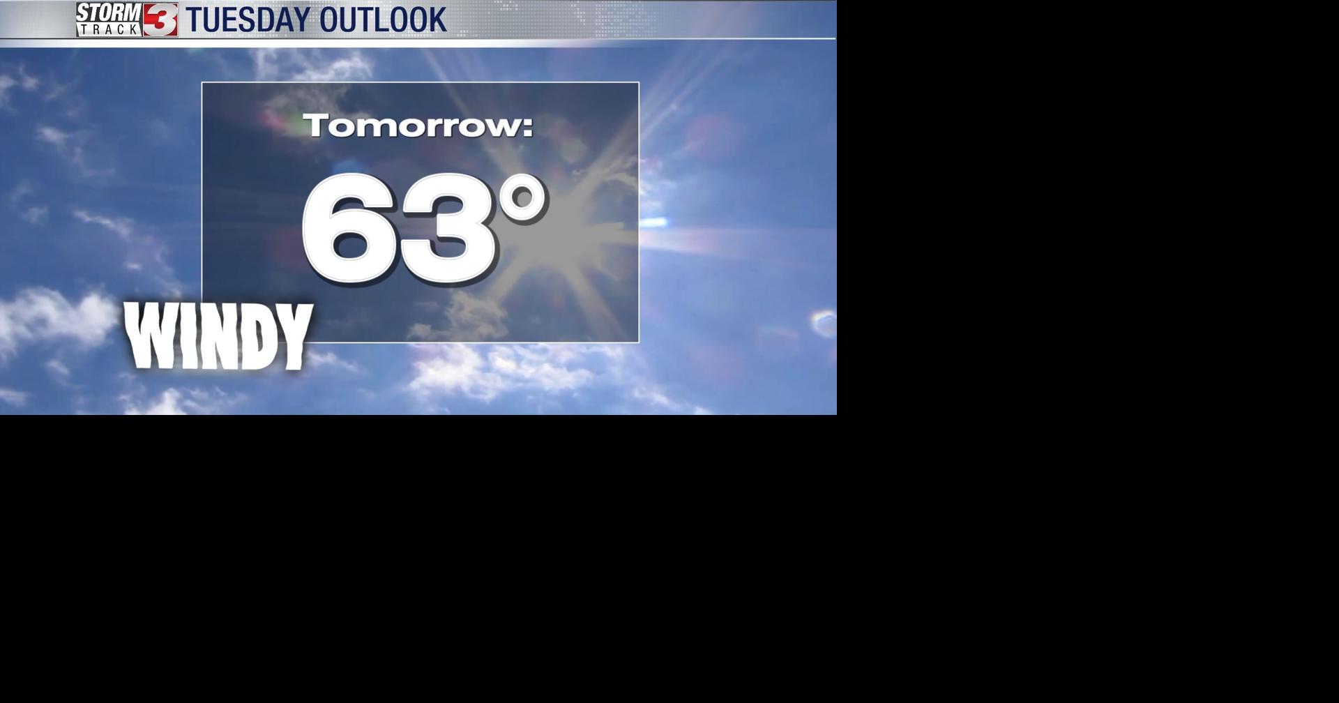 More sunshine and below average temperatures Tuesday | News | wsiltv.com