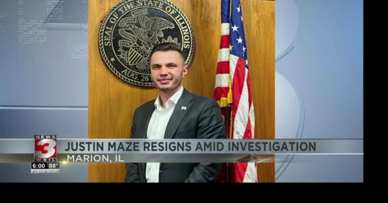 Justin Maze resigns amid investigation | Video | wsiltv.com