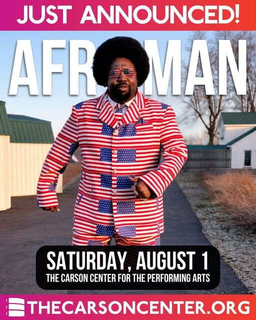 New Summer Concert Lineup Brings Afroman to The Carson Center ...