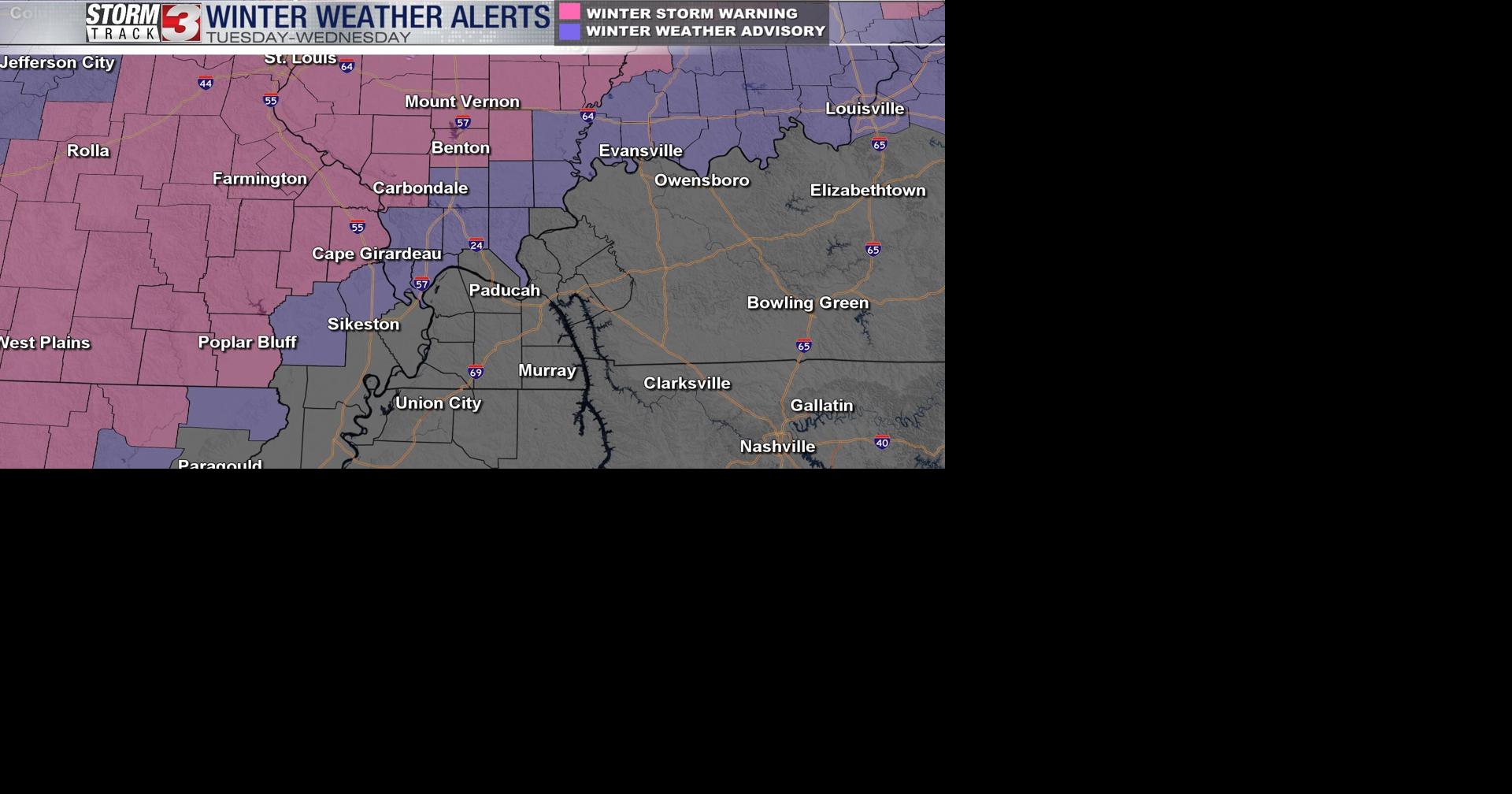 Winter storm arrives this evening, stay weather aware | News | wsiltv.com