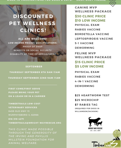 Wright-Way and TimberTrails host low-cost pet vaccine clinics | News ...