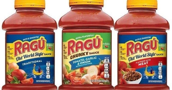 Ragu recalls several varieties of pasta sauce | News | wsiltv.com