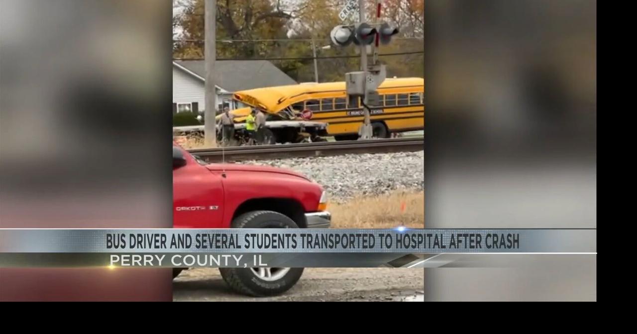 Bus vs semi truck crash sends 4 students, bus driver to the hospital ...