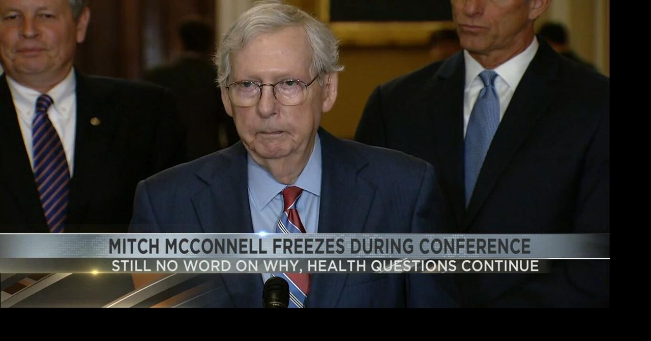 Mitch McConnell freezes during news conference | Video | wsiltv.com