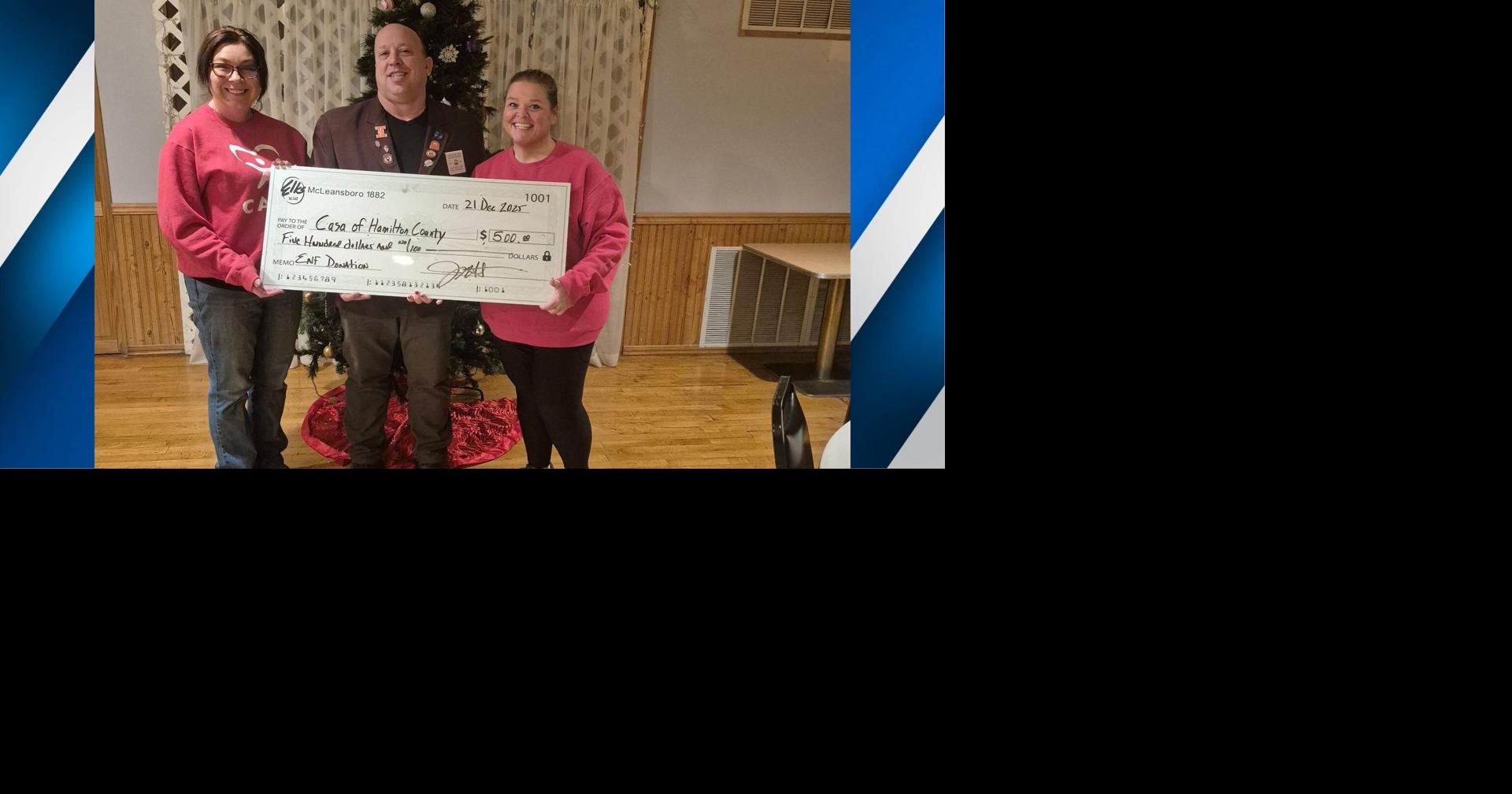 CASA for Kids Thanks McLeansboro Elks Lodge for Generous Donation ...