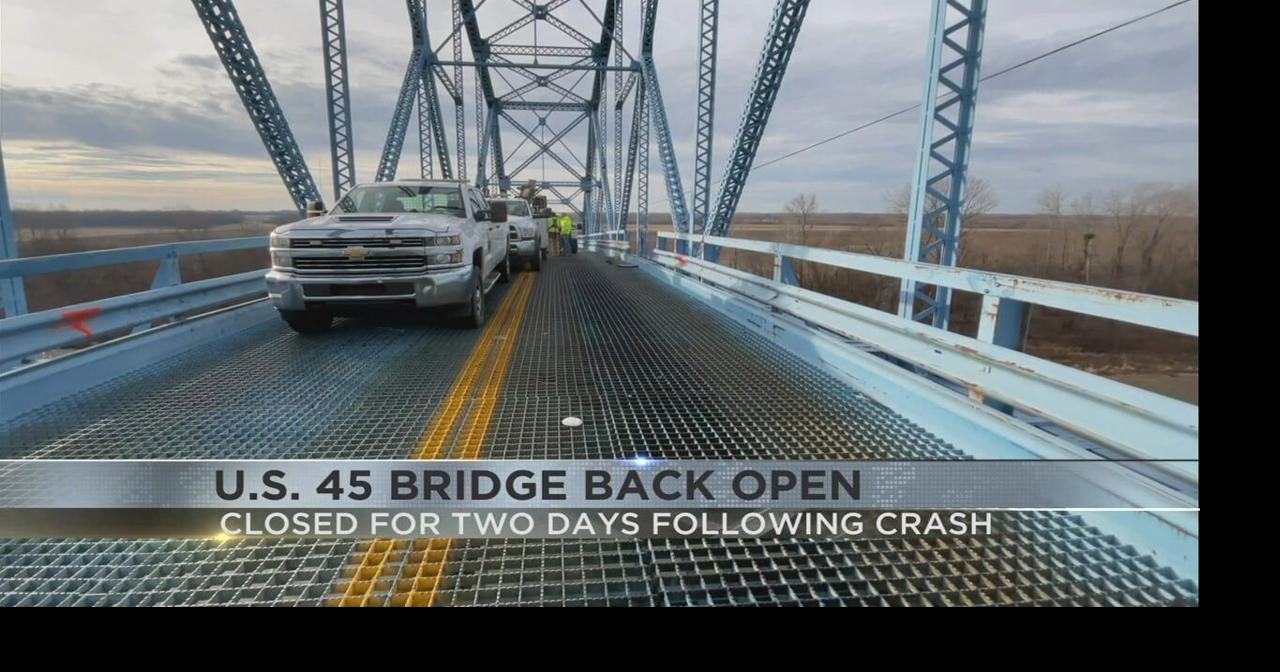 Brookport bridge now open after weekend traffic crash causes damage to ...