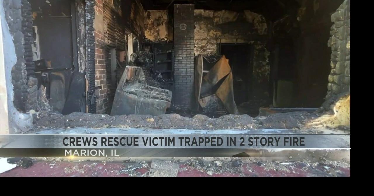 Crews rescue victim trapped in two-story fire | Video | wsiltv.com