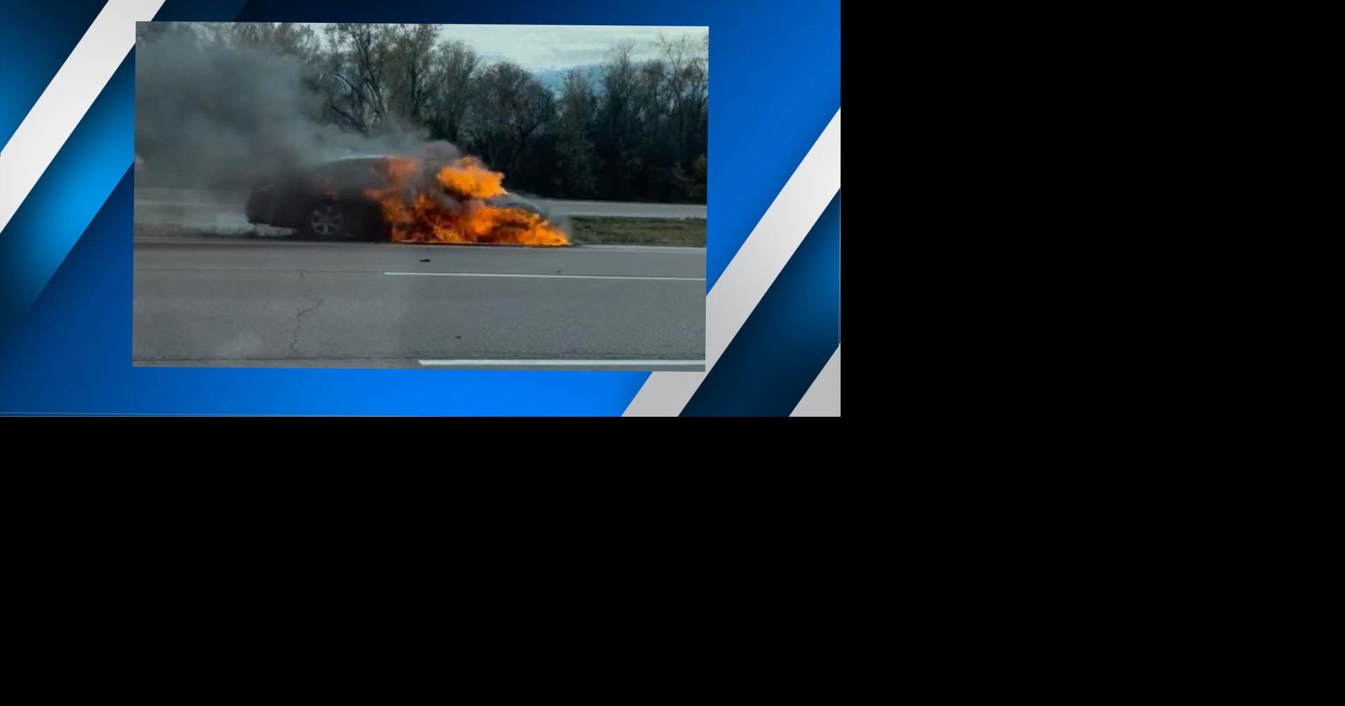 Fire engulfs vehicle near Carbondale | Illinois | wsiltv.com