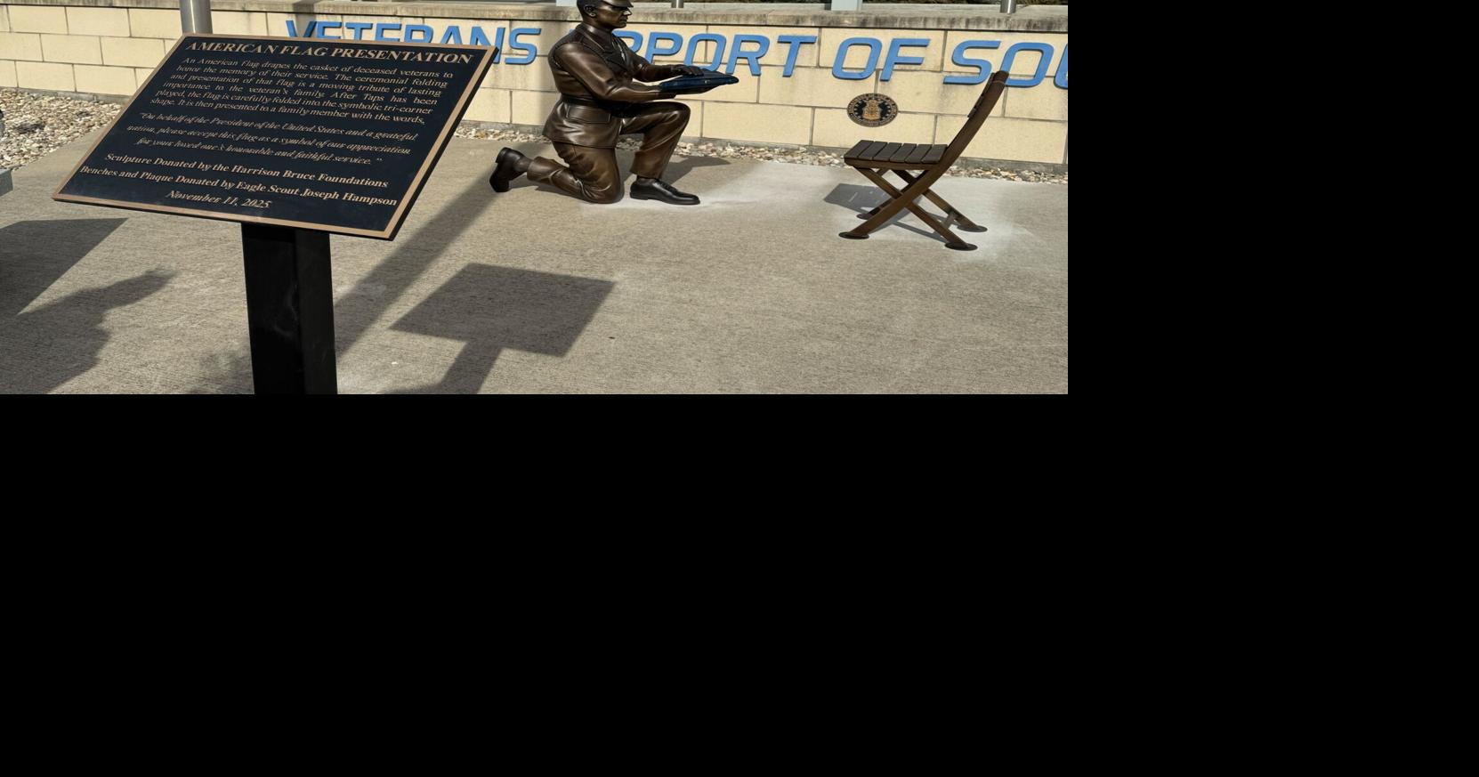 Marion Airport Unveils Veterans Memorial, Honors Local Honor Flight ...