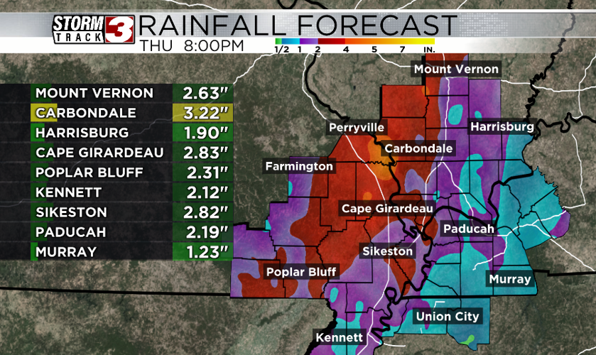 A soggy Wednesday and Thursday looks likely | Weather | wsiltv.com