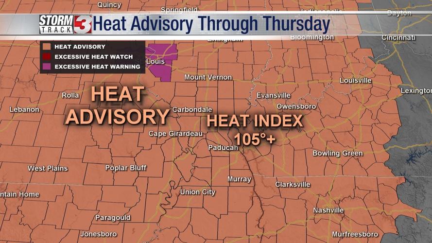 Sweltering heat & humidity through Thursday, cool down arrives by ...