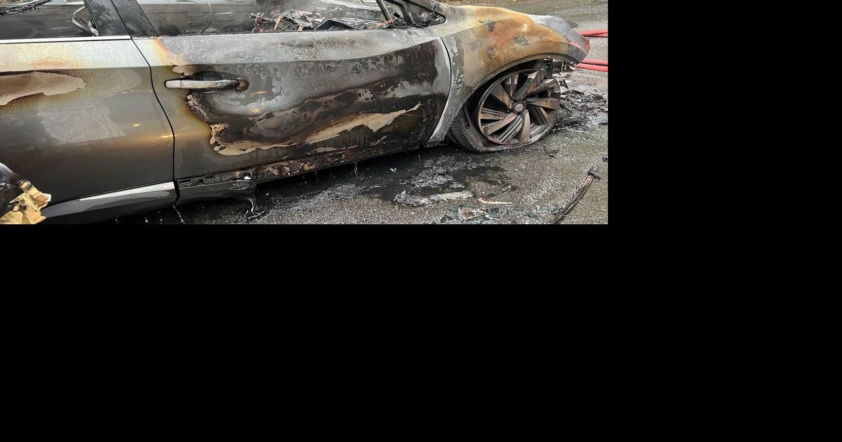 Their Nissan SUV was parked in the driveway. Then it caught fire and ...