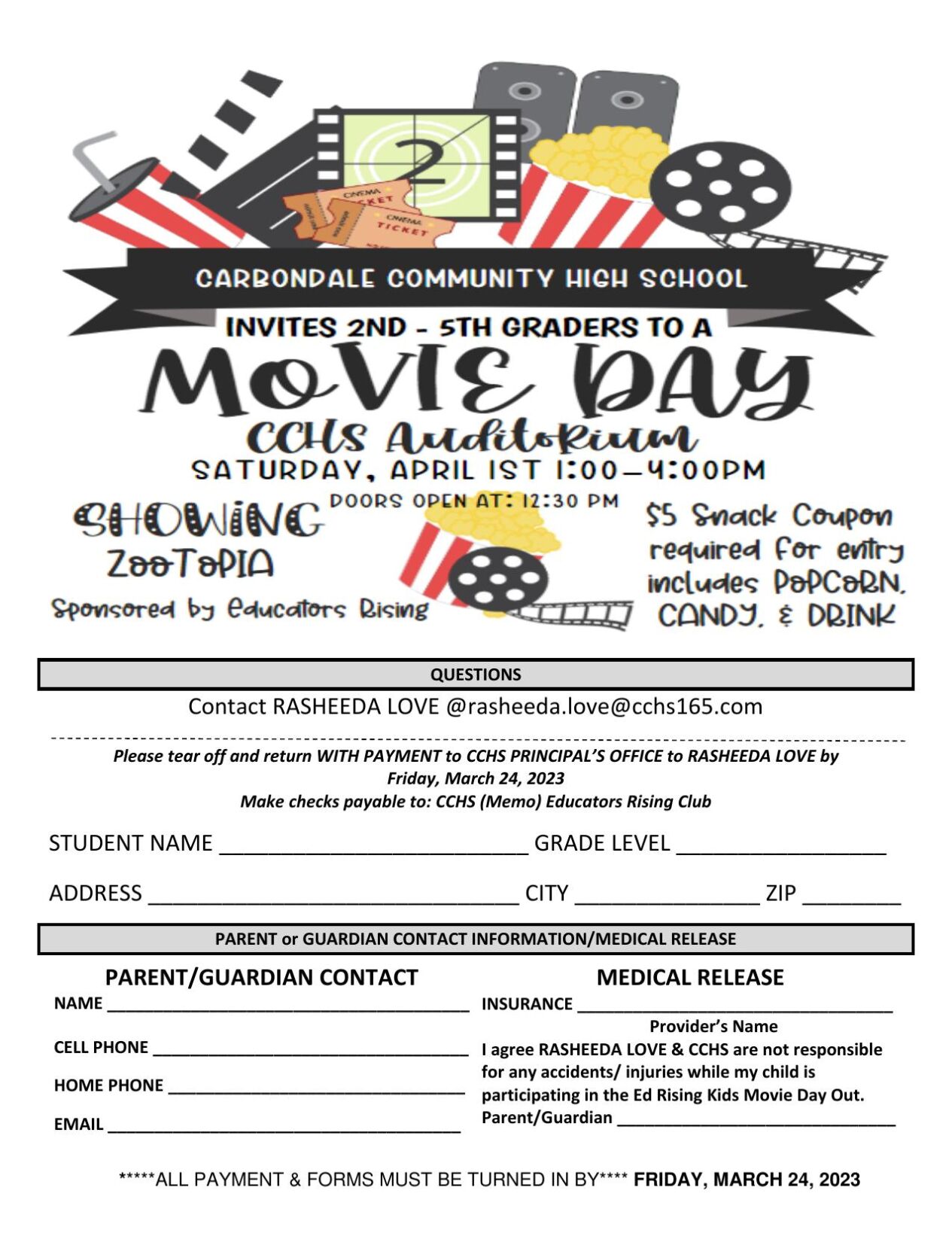 Grade school students invited for Movie Day at CCHS | Education ...