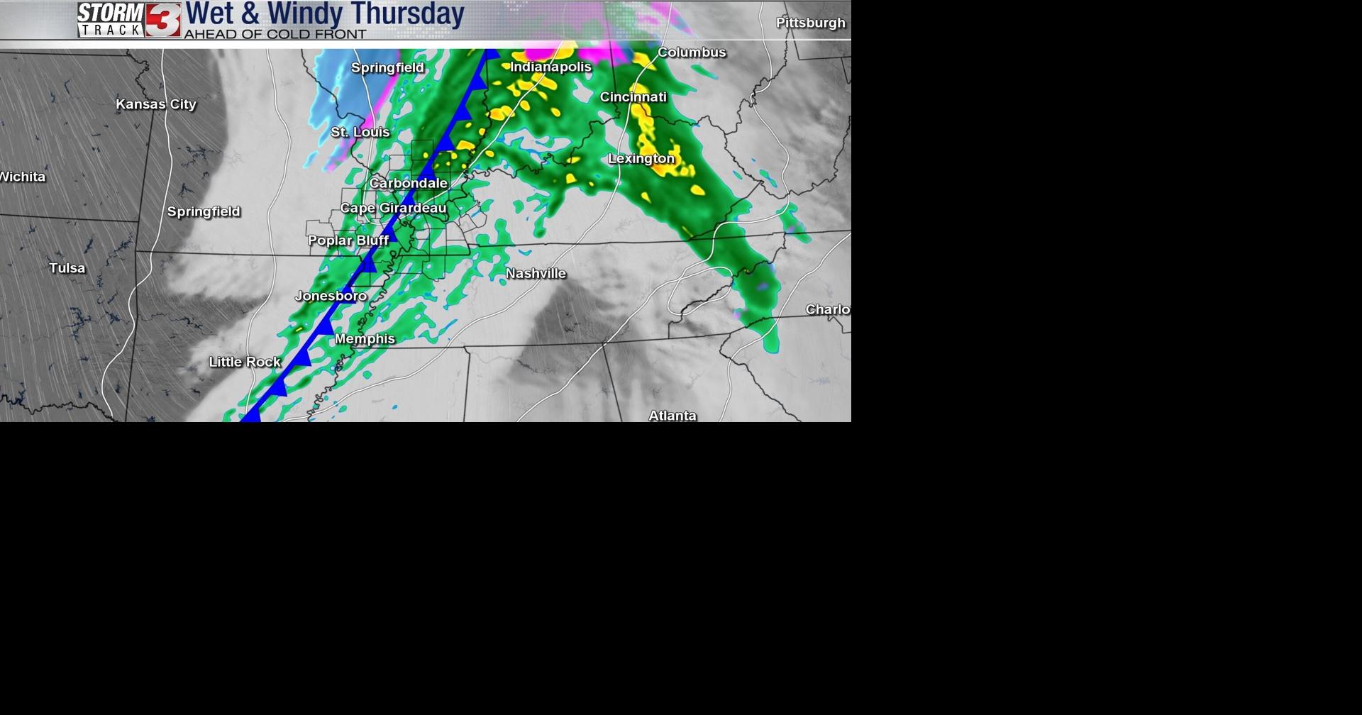 Wet & Windy Thursday | Weather Now | wsiltv.com