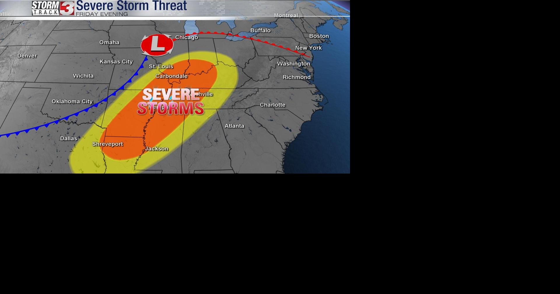 Sunny Wednesday, but more strong storms possible Friday | News | wsiltv.com