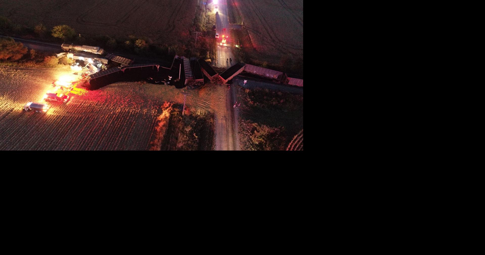 Train derails following a semi crash in Hamilton County | News | wsiltv.com