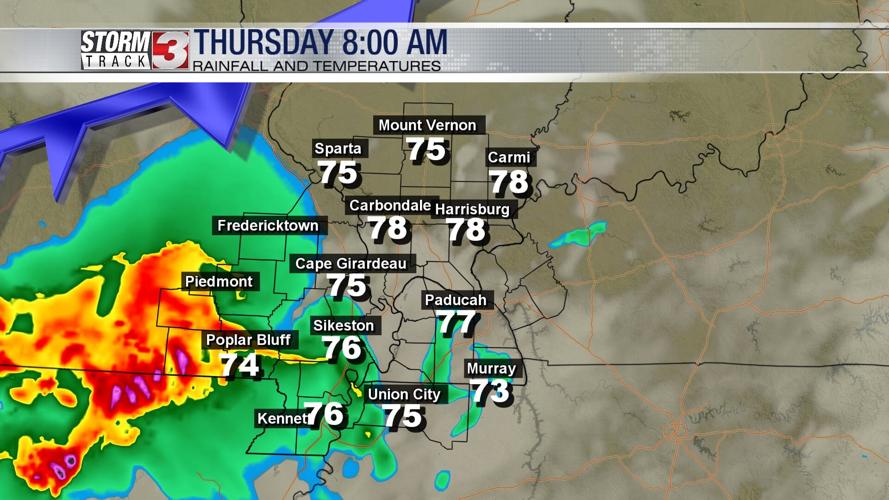 Humidity returning today -- unsettled pattern through most of the week ...