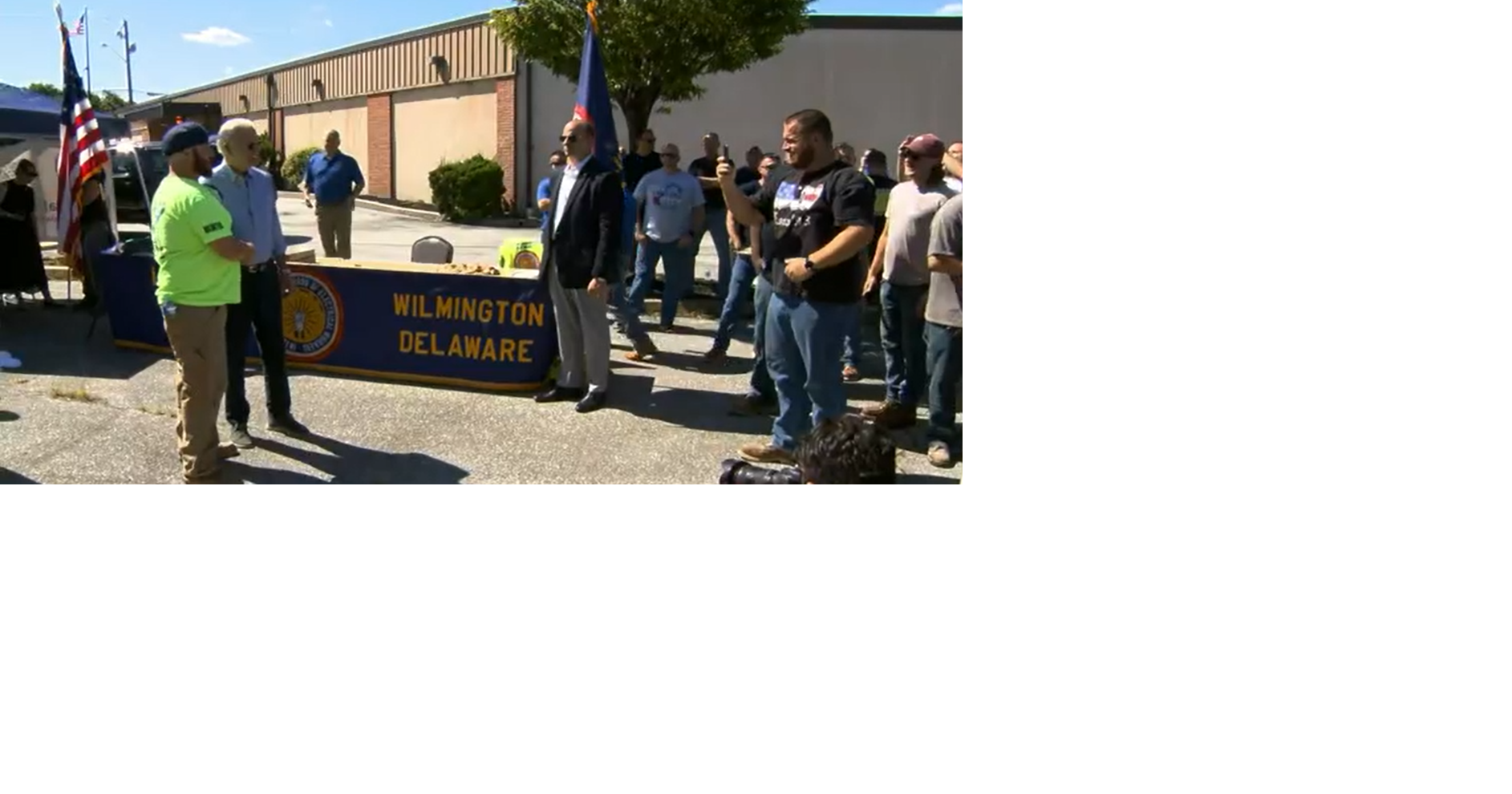 Biden marks Labor Day delivering sandwiches to union members | News ...