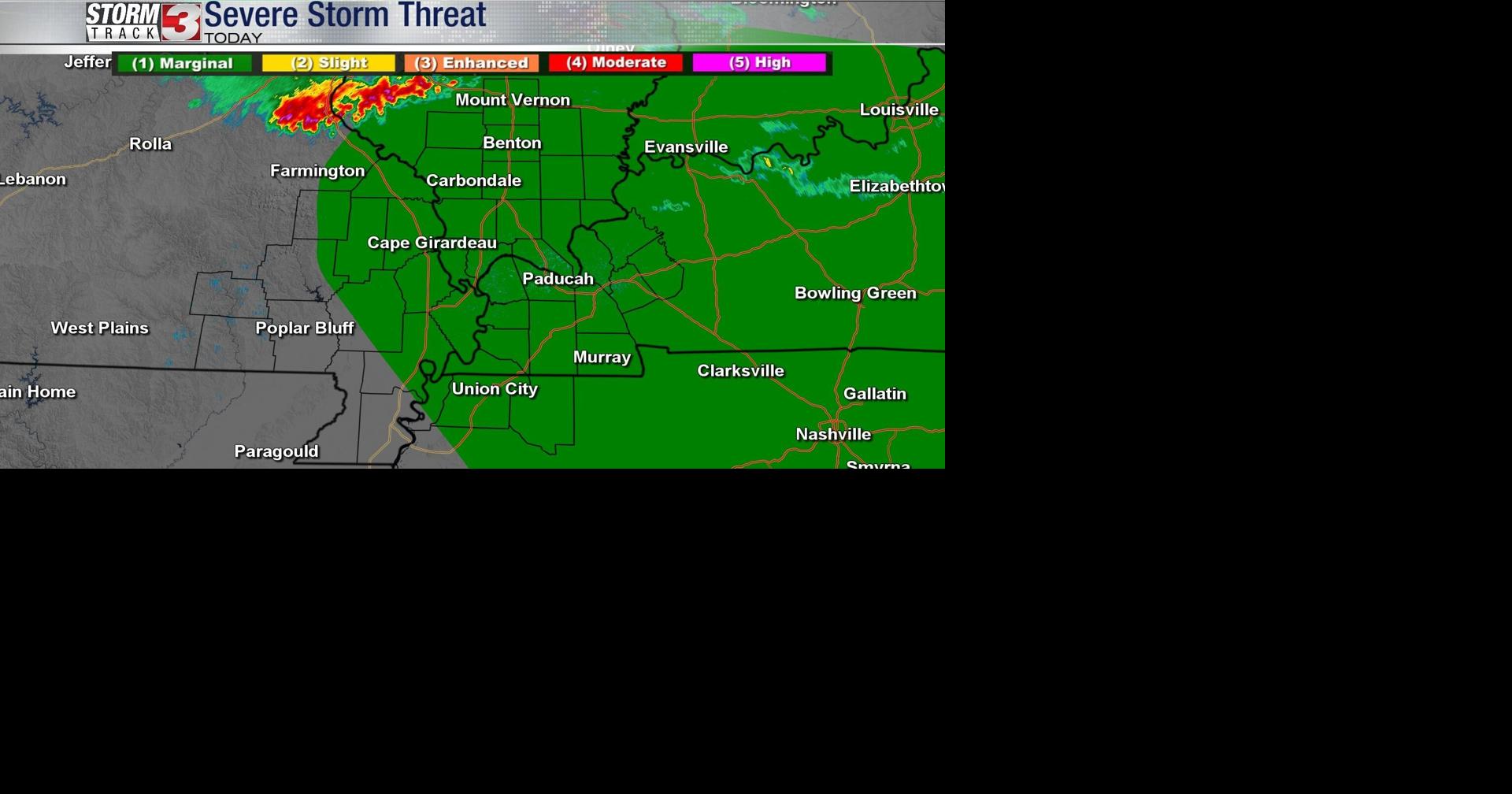 Tracking showers and storms Friday -- "Cooler" weekend | News | wsiltv.com