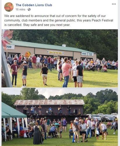 2020 Cobden Peach Festival canceled | Coronavirus | wsiltv.com