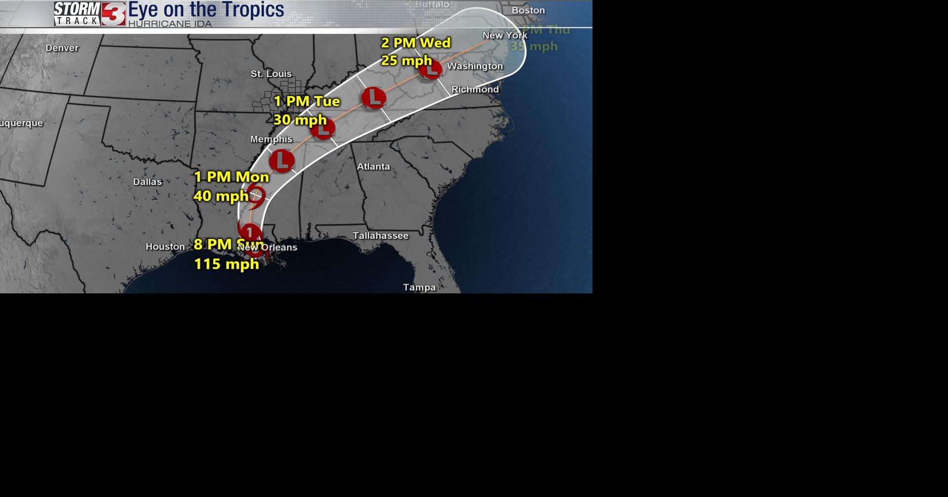 Tracking Hurricane Ida and local impacts | Weather Now | wsiltv.com