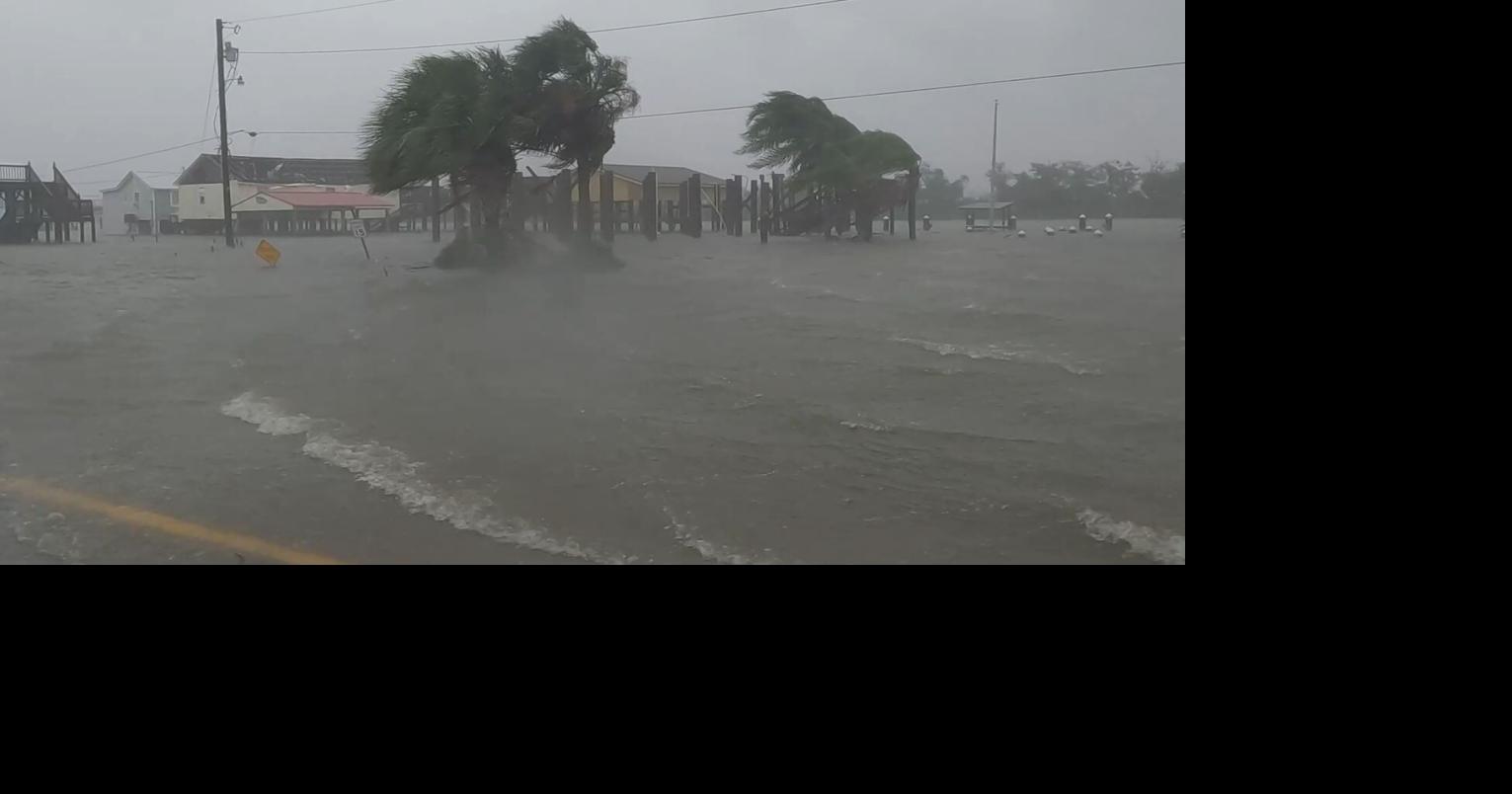 5 minutes of insane footage of the eye of Hurricane Francine hitting ...