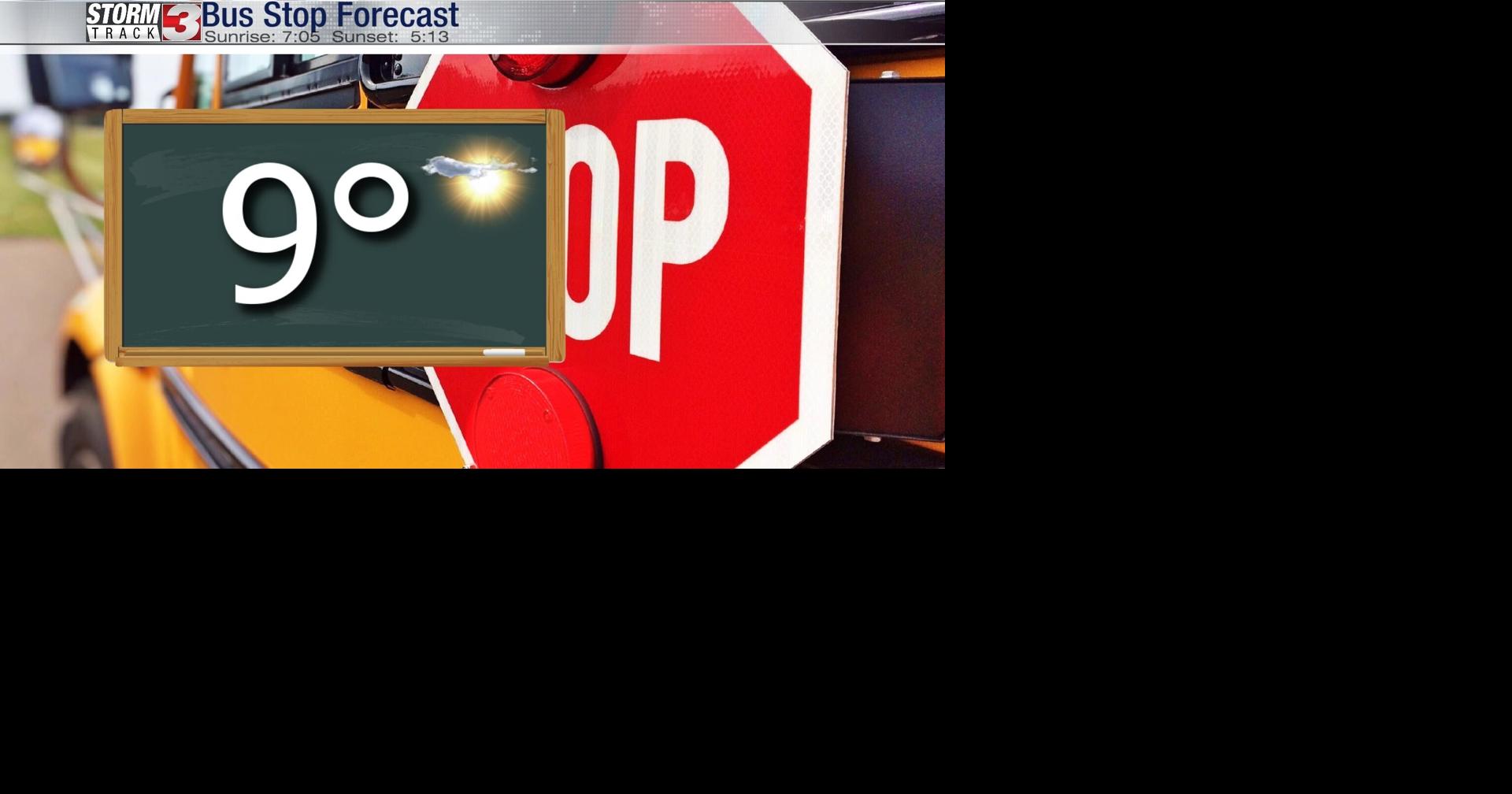 Coldest Day of The Week Wednesday -- Slight warm up into the week ...