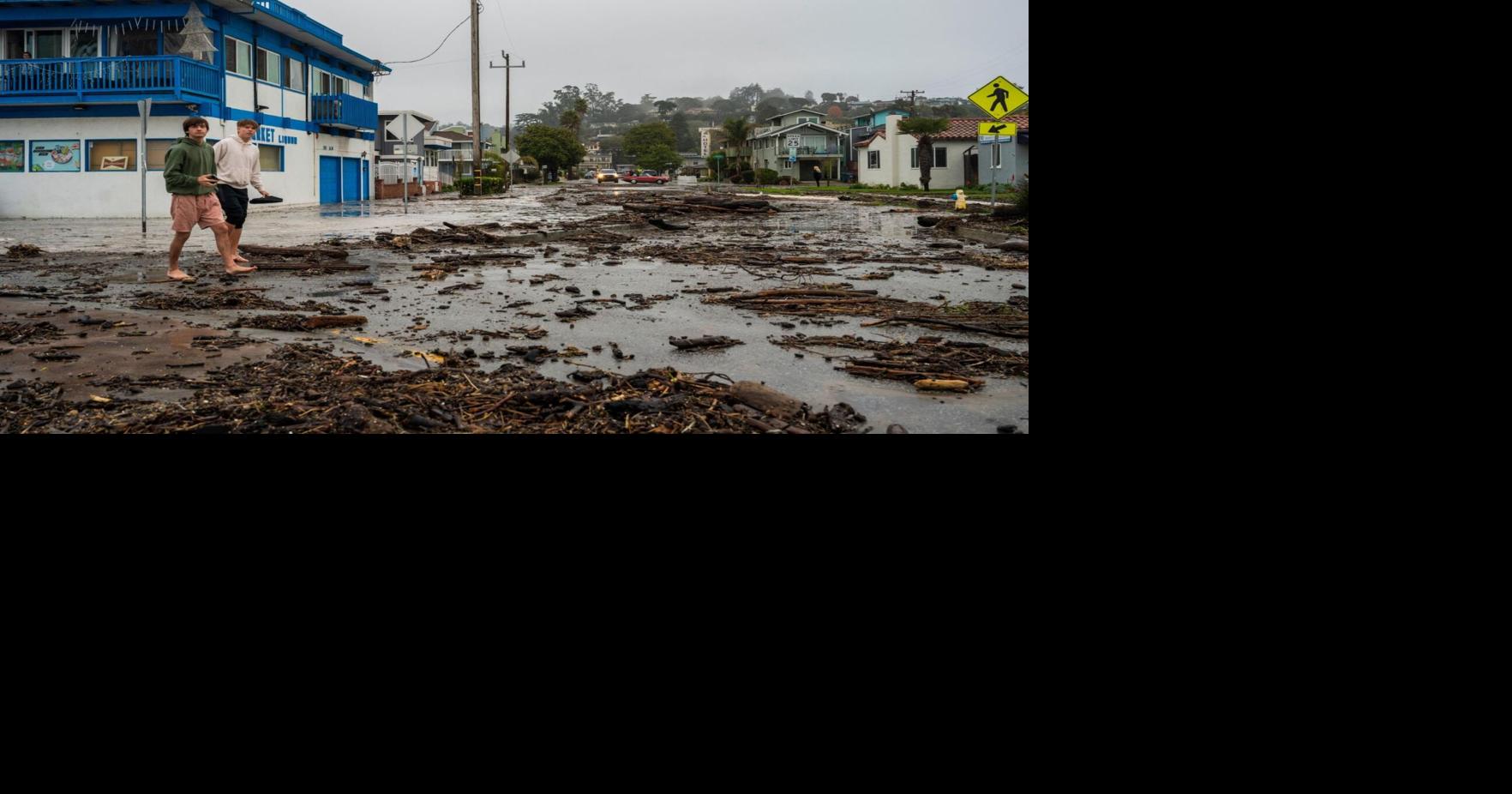 California beachgoers enthralled by huge waves from storms – but they ...
