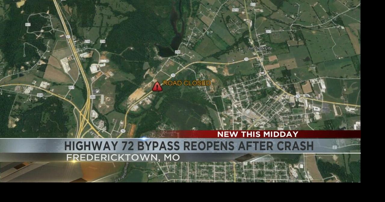 Highway 72 bypass reopens after crash in Fredericktown | Video | wsiltv.com