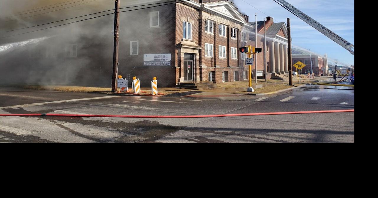 Carbondale building approved to be demolished catches fire | News ...