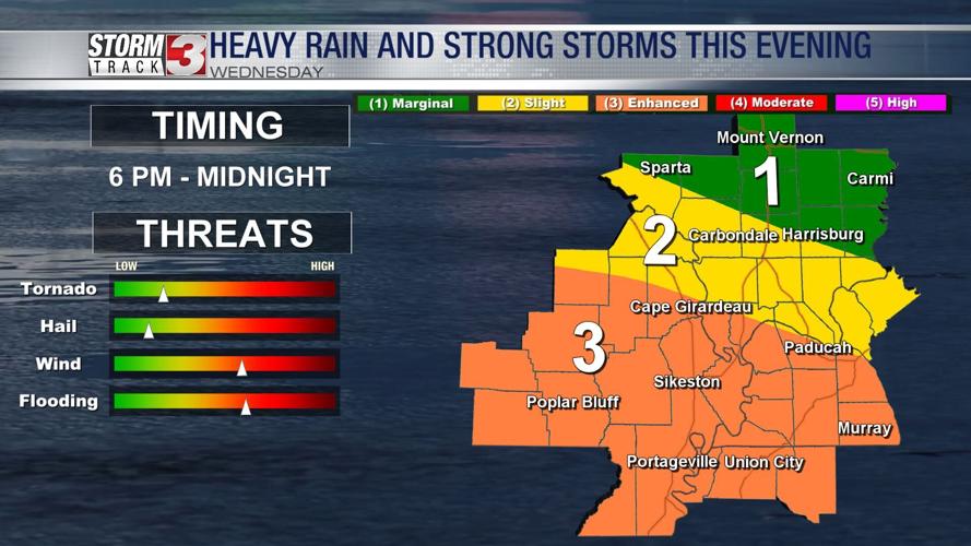 Showers moving through now, next round with possible severe weather ...