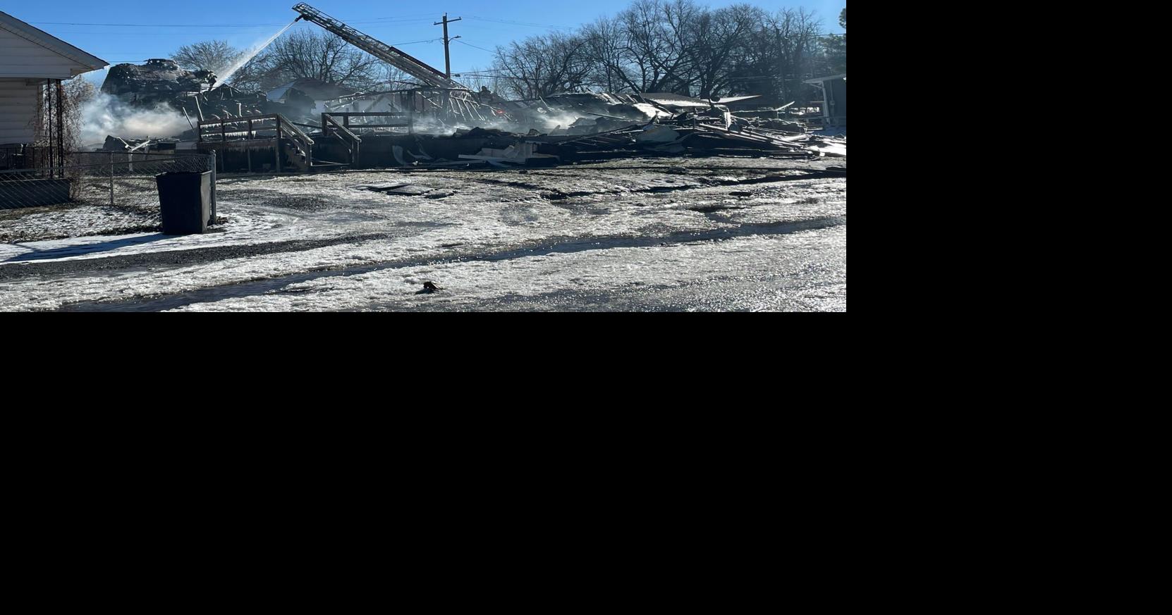 Significant damage to building due to fire in Herrin | Illinois ...