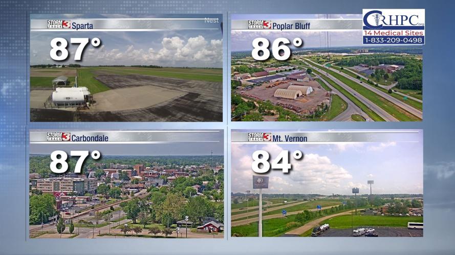 Pop up storm chances continue today -- tracking a cool down & break ...