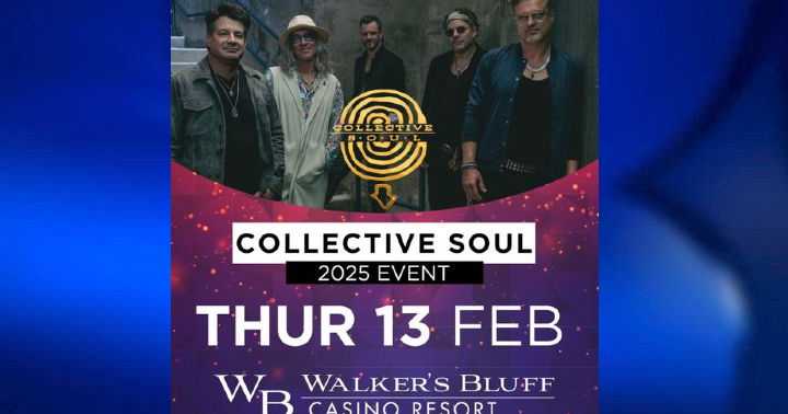Collective Soul performing at Walker's Bluff Casino Resort | News ...