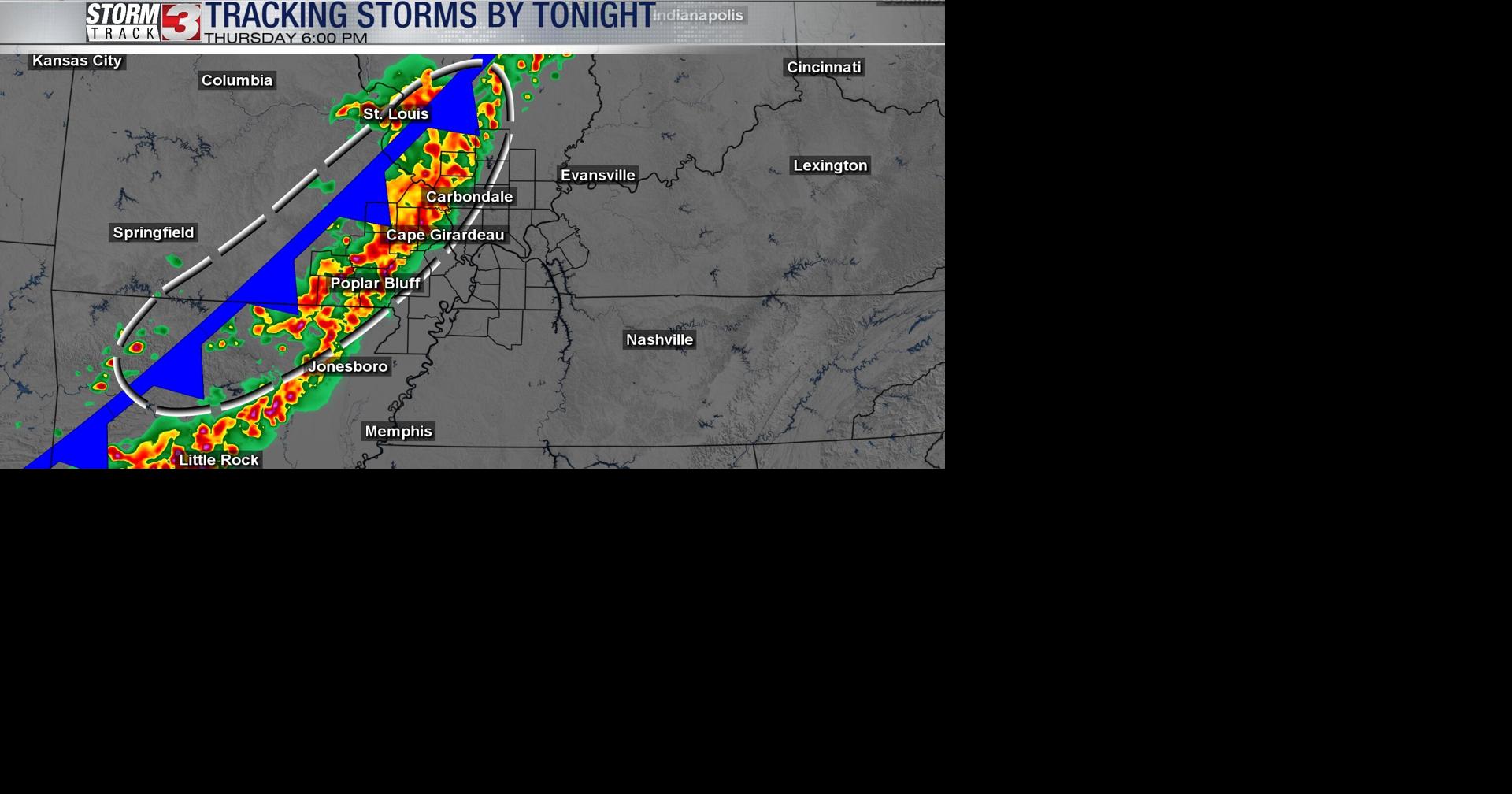 Storms & heavy rain tonight; turning COLDER for the weekend | News ...