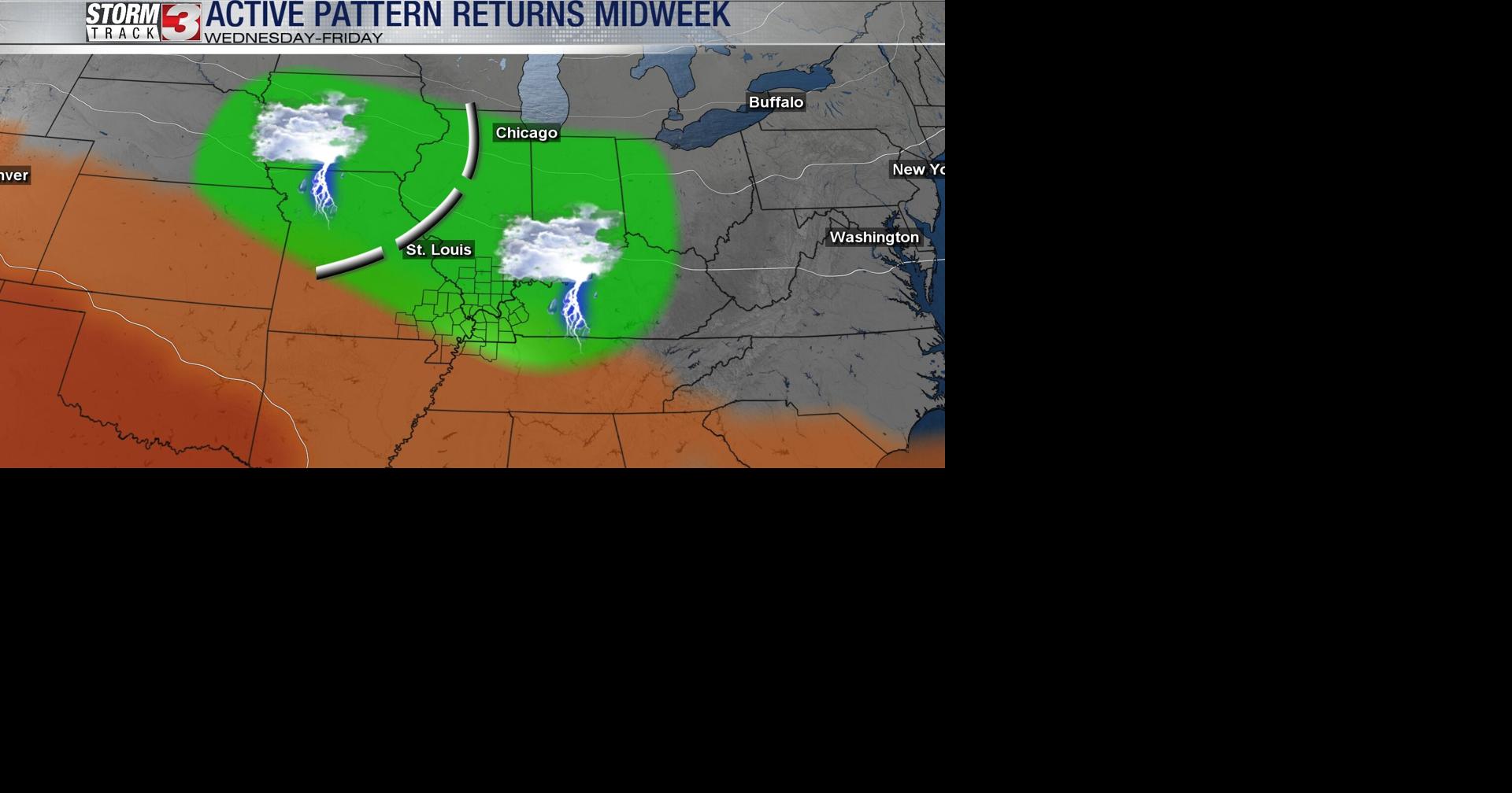Warm but still not too humid, mugginess & storms return Wednesday ...