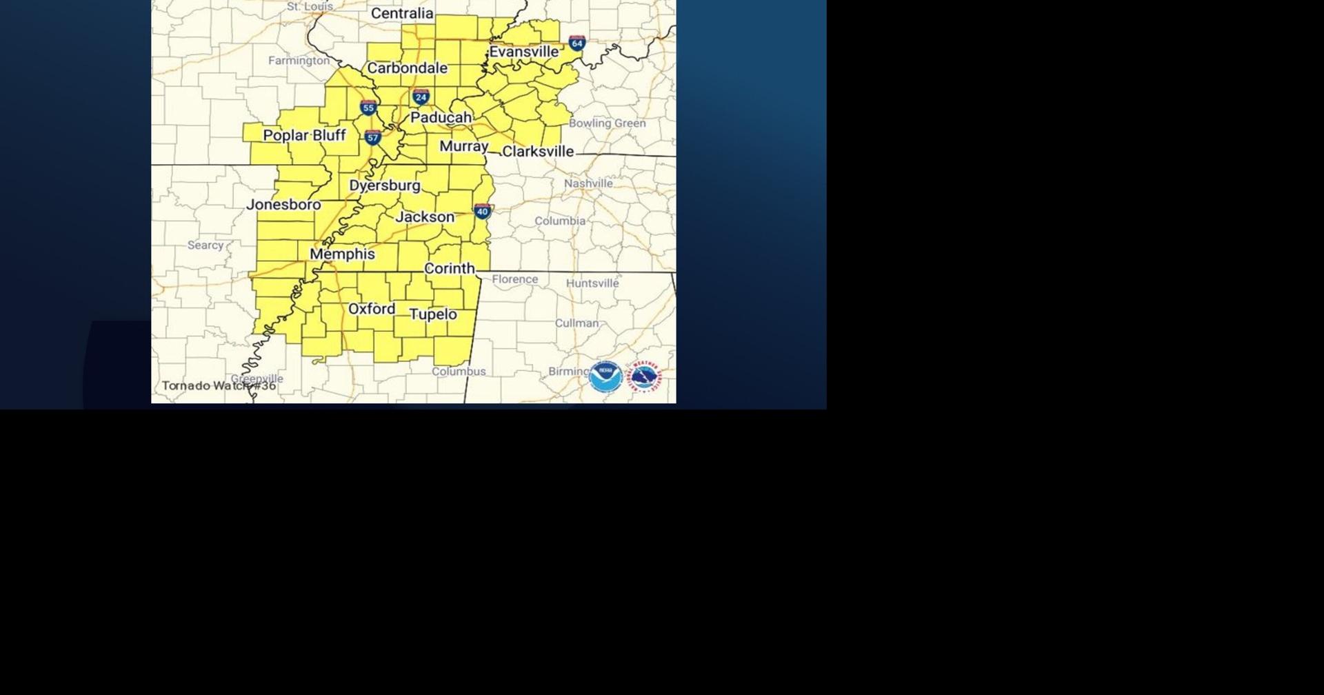 PDS Tornado Watch Issued for Entire Region | News | wsiltv.com